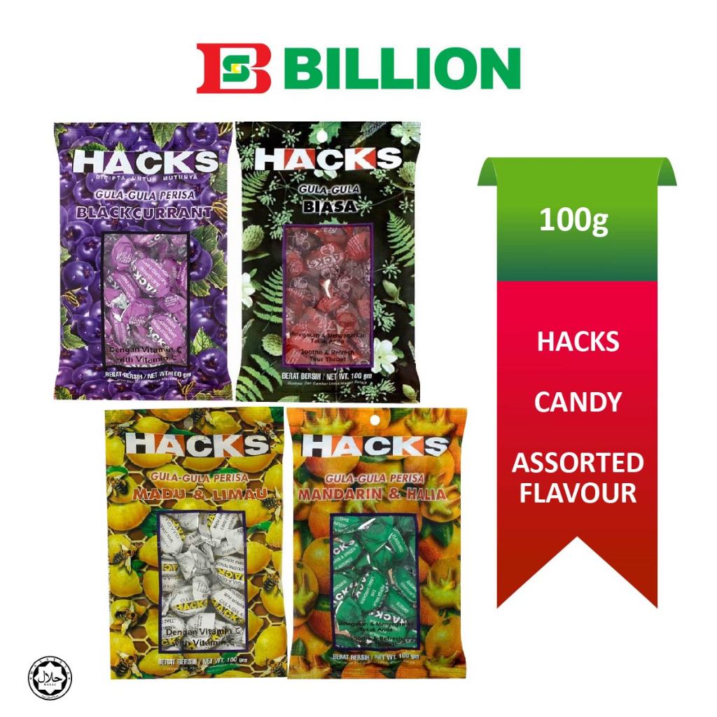 HACKS Candy - 100g ( Assorted ) | Shopee Malaysia