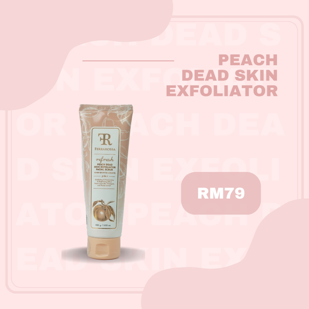 Peach Dead Skin Exfoliator Facial Scrub | Shopee Malaysia