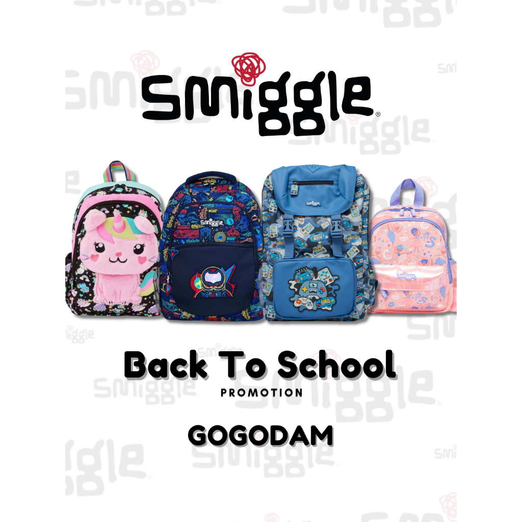 Smiggle Bag Backpack (School Bag / Beg Sekolah) - Ready Stock | Shopee ...