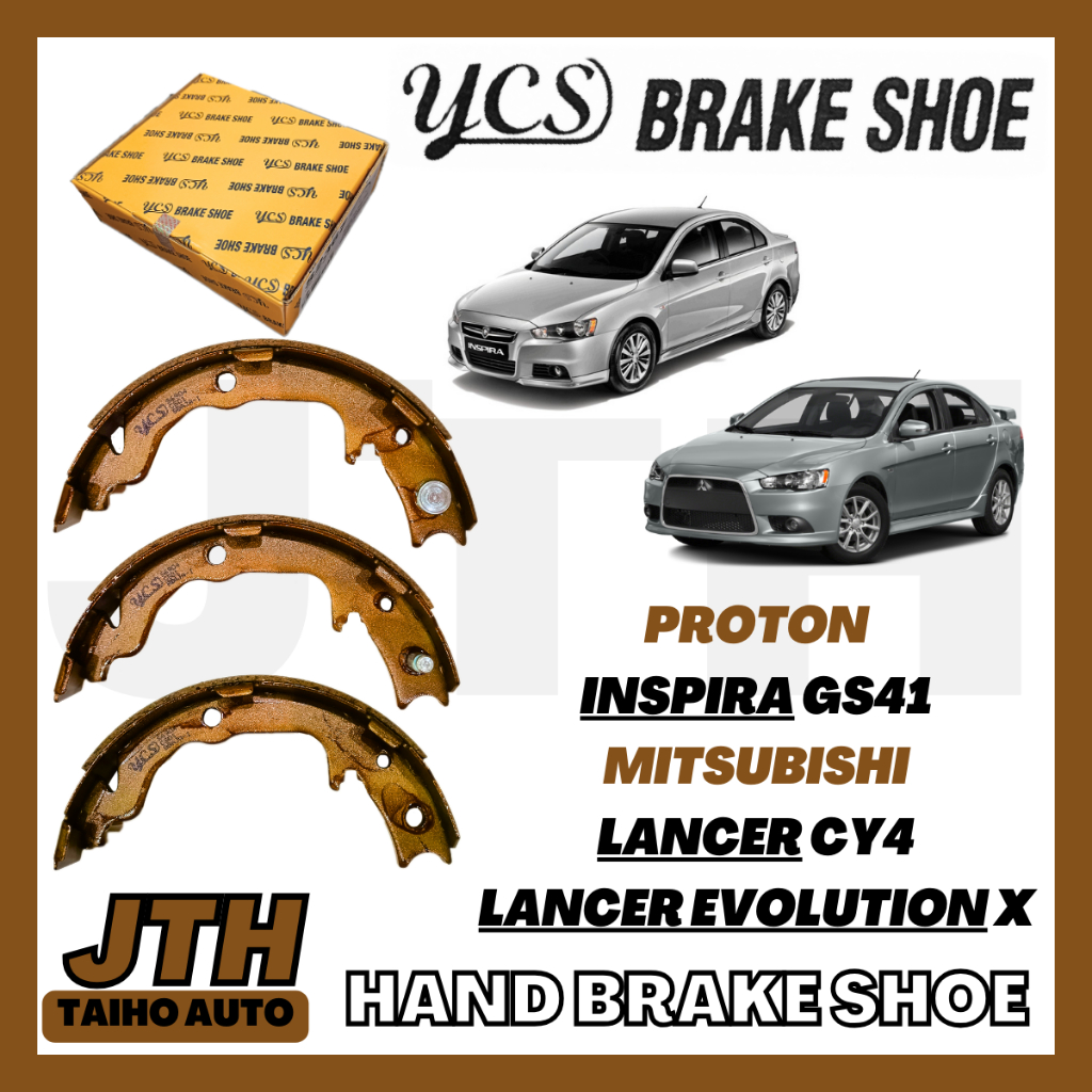 TAIHOAUTO YCS Hand Brake Shoe Proton Inspira / Mitsubishi Lancer ...