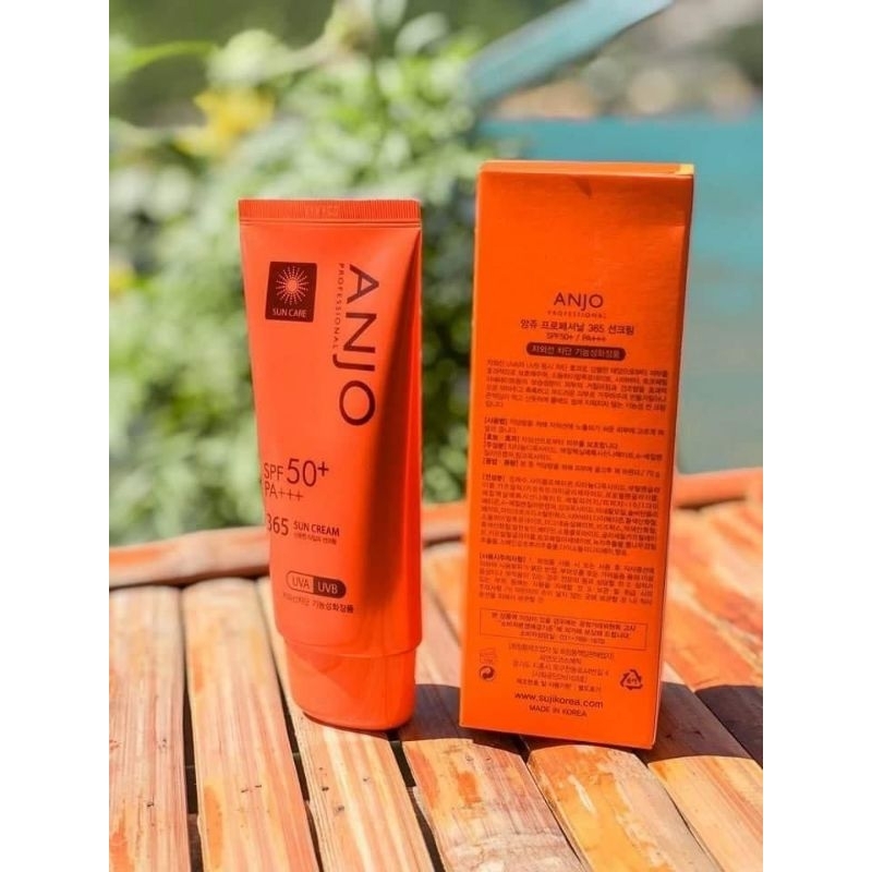 ANJO PROFESSIONAL 365 SUN CREAM 70G SPF 50+PA+++ SUNSCREENS FACIAL ...