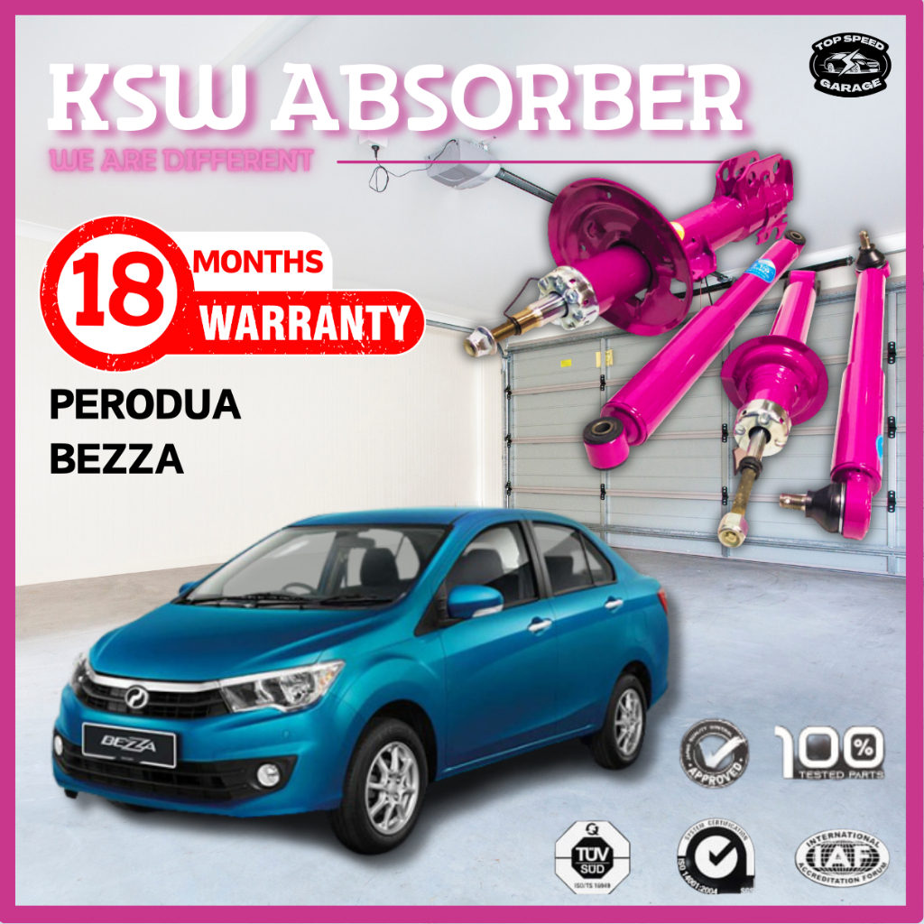 PERODUA BEZZA 1.0/1.3 - KSW (GAS) Shock Absorber (18Months Warranty ...