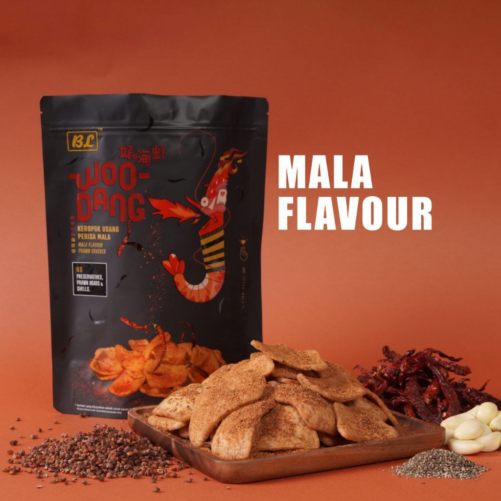 【Woo-Dang】Prawn Cracker (Mala麻辣)70g / Keropok Udang / Woo-Dang好嗨虾虾饼 ...