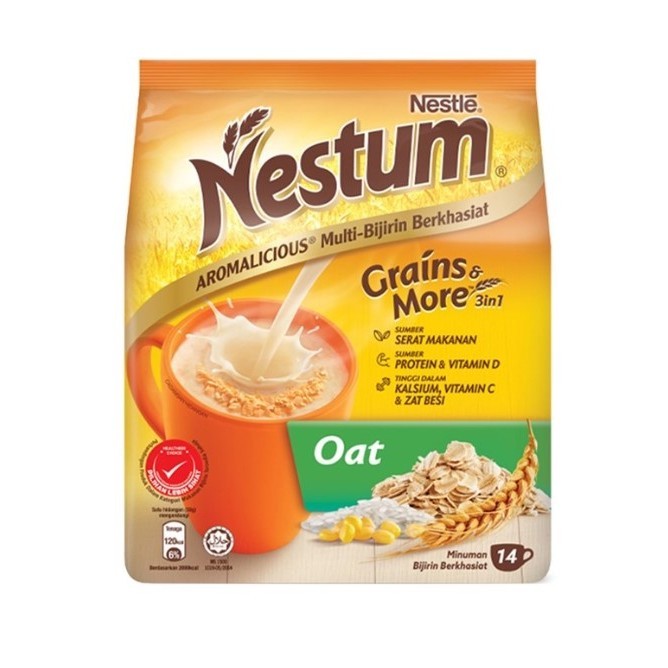 Nestle Nestum 3 in 1 Original / Madu / Oat / Coklat ( 14s x 28g ...