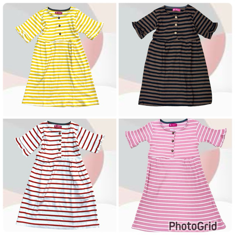 DRESS PLEATED Set jalan girl | Shopee Malaysia