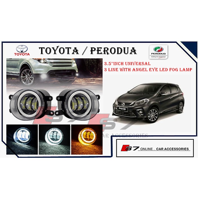 TOYOTA PERODUA OEM LED FOG LAMP(Estima, Vellfire, Camry, Altis, Vios, Yaris, myvi, bezza, axia ...