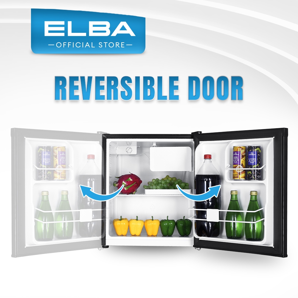 (NEW) ELBA 60L Mini Bar Refrigerator EMB-Q6048(BK) - Low Noise - Black ...