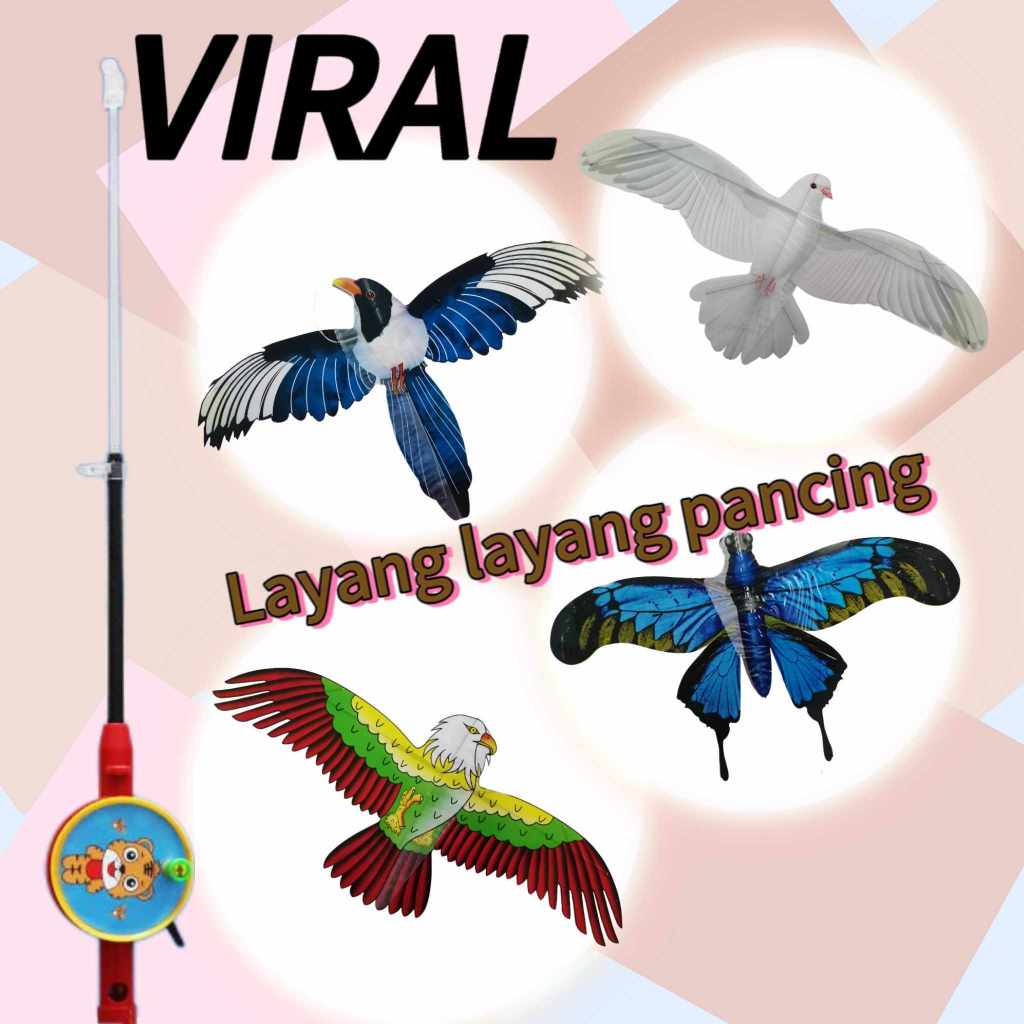 [READY stock]Viral Layang layang pancing,Fishing rod kite,Mini kite ...