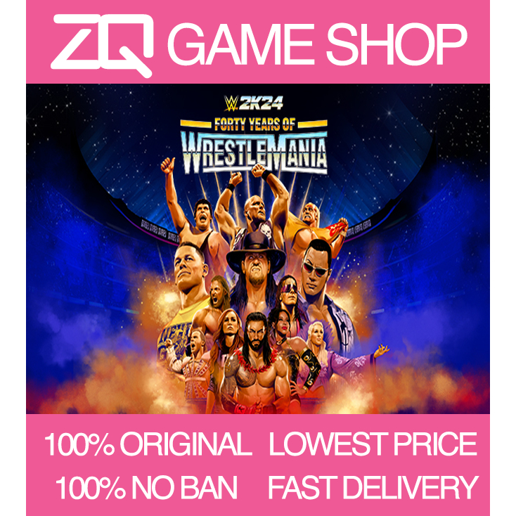 WWE 2K24 40 Years of Wrestlemania | Steam PC Game | Online & Offline ...