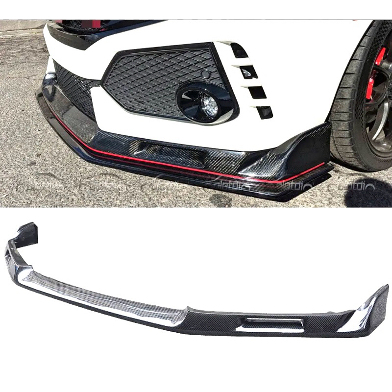 Honda civic FK8 Type R hatchback Carbon bodykit body kit front side ...