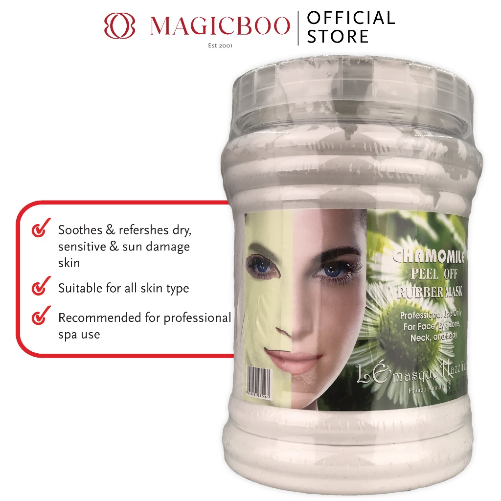 Magicboo Lemasque Chamomile Soothing Peel Off Face Mask 1000ml | Shopee ...