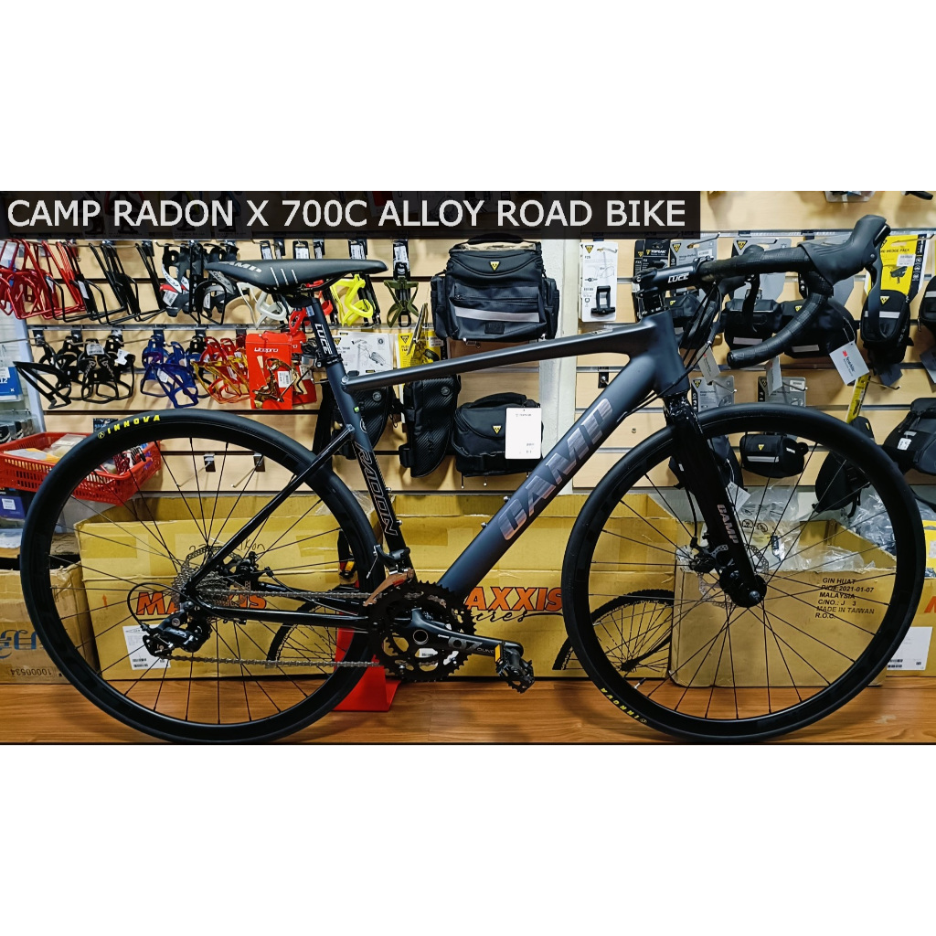 CAMP Radon X 2x9 ROAD BIKE Disk Brake bicycle rb | Shopee Malaysia