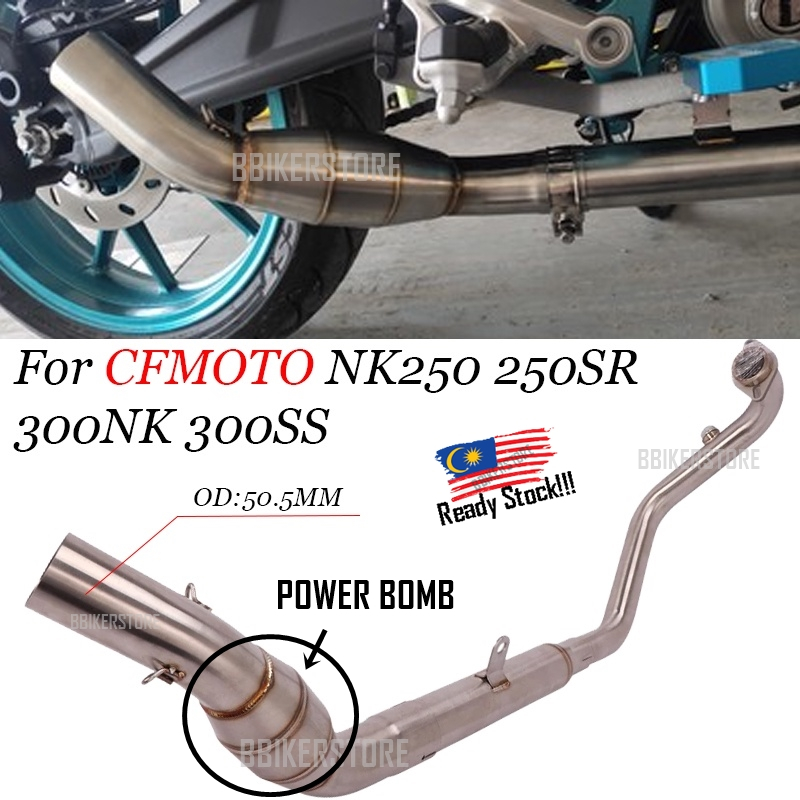CFMOTO NK250 NK250SR 300NK NK300 300SS FULL SYSTEM Motorcycle Exhaust ...