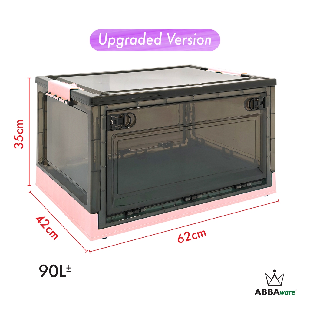 Portable Transparent Storage Box / Foldable Storage Cabinet / Large ...
