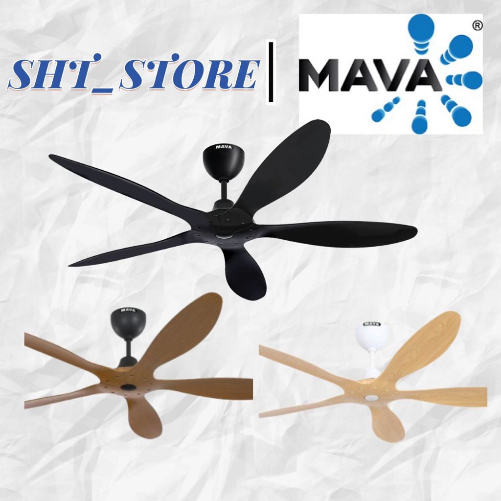 MAVA REMOTE CEILING FAN-DC MOTOR-FREESENZ 54 inch | Shopee Malaysia