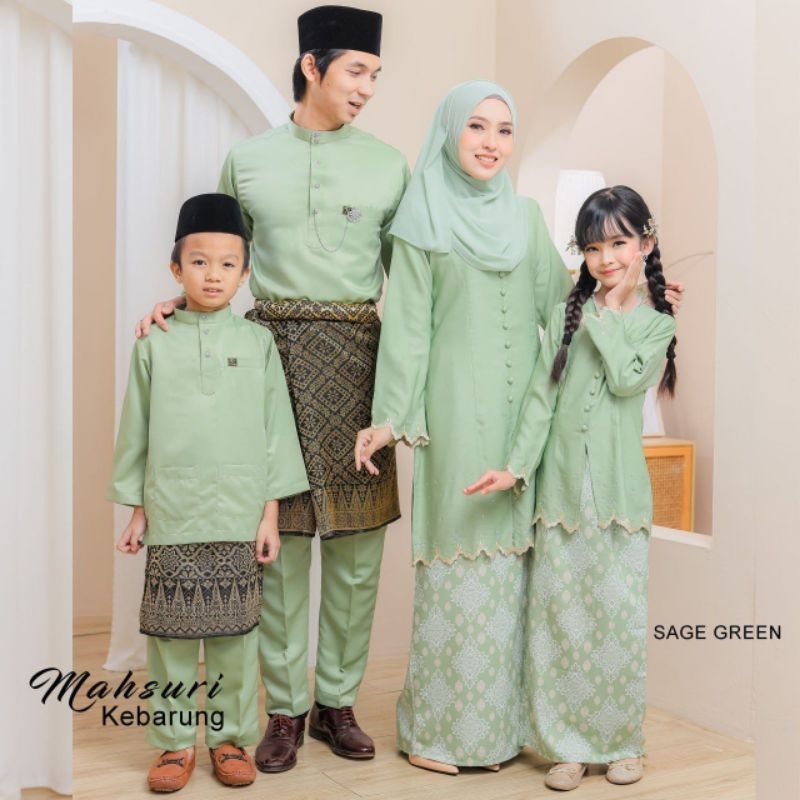 NEW DESIGN RAYA 2024 SET FAMILY KEBARUNG MAHSURI / BAJU RAYA BAJU ...