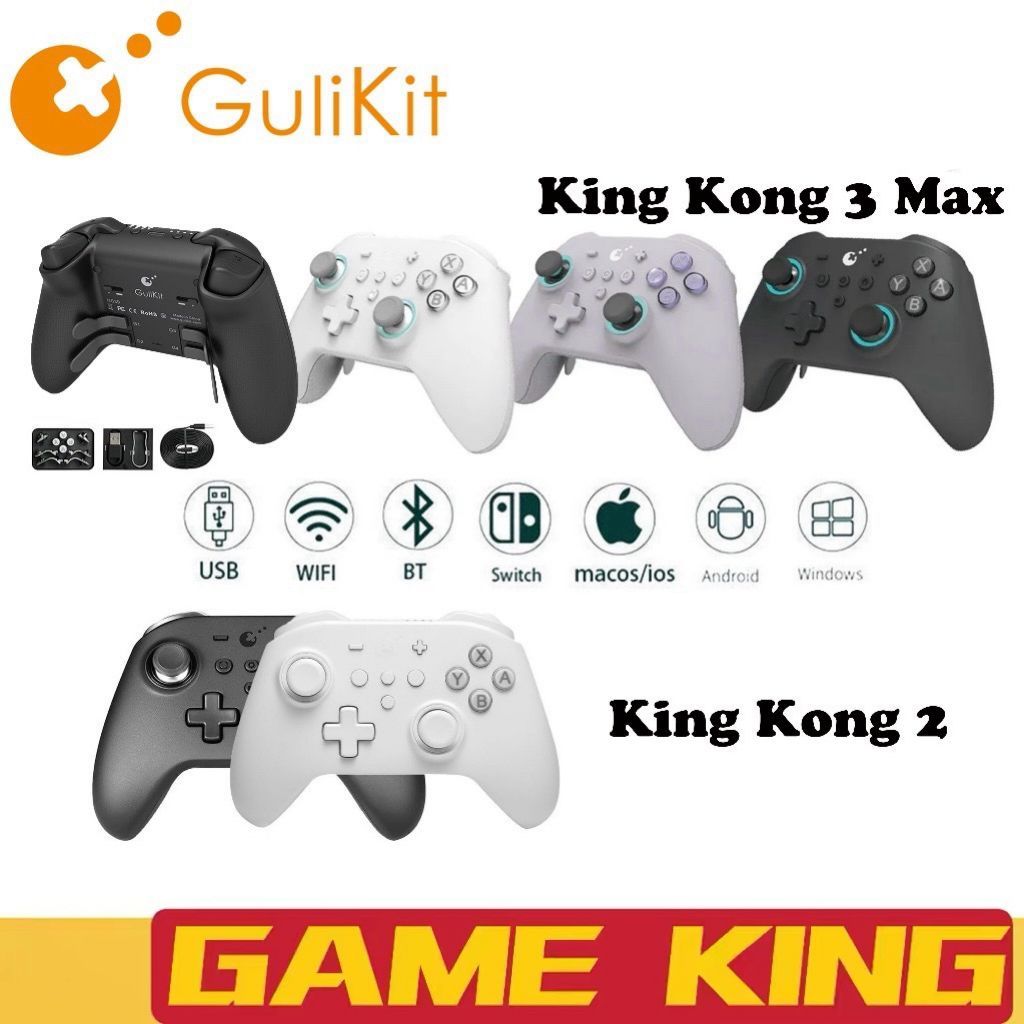 Gulikit King Kong 3 Max / 2 Pro Controller for Nintendo Switch / PC ...