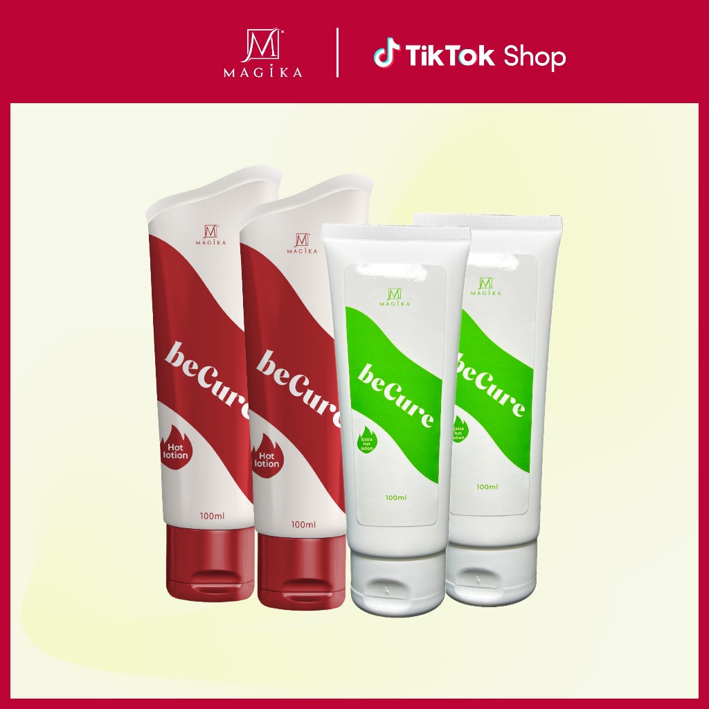 MAGIKA BECURE LOTION PAKEJ COMBO 2 TUBE MERAH (HOT) & 2 TUBE HIJAU ...