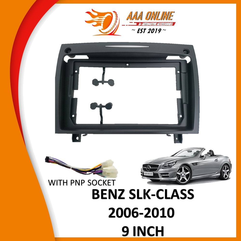 Android Player Casing BENZ SLK-CLASS -9''-2006-2010-BLACK(WITH CANBUS ...