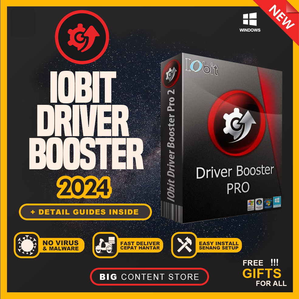 IObit Driver Booster Pro 2024 v11.2 💯 EASY INSTALL SOFTWARE 💯 LIFETIME ...