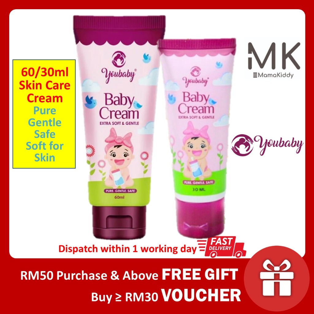 FREE GIFT Youbaby Baby Cream Extra Soft& Gentle(30ml/60ml) Baby ANTI ...