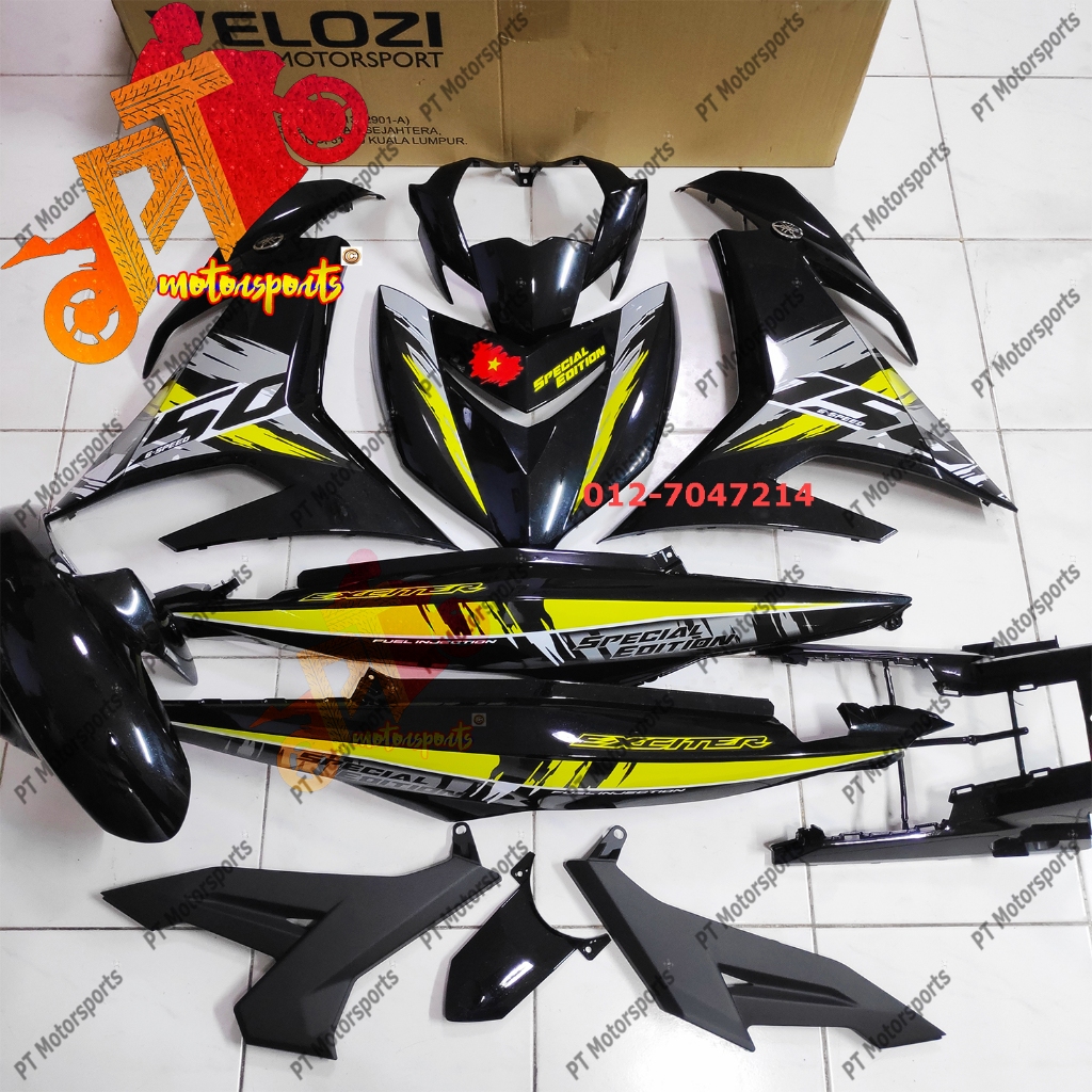 Yamaha Y15ZR Y15 V1 V2 Batman Hitam Merah Biru Blue Grey Purple Purba ...