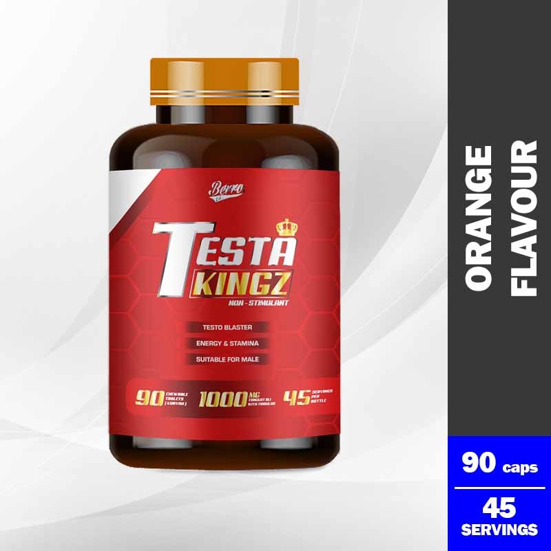 Testa Kingz by Berro Labs (90 Tablets) - Halal Testosterone Booster for ...