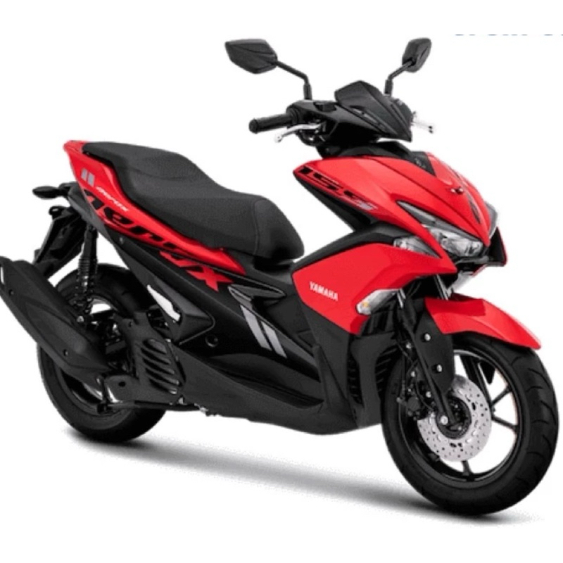 NVX 155 V1 COVERSET 2019 BLACK / RED / FLUO YELLOW 💯 ORIGINAL YAMAHA ...