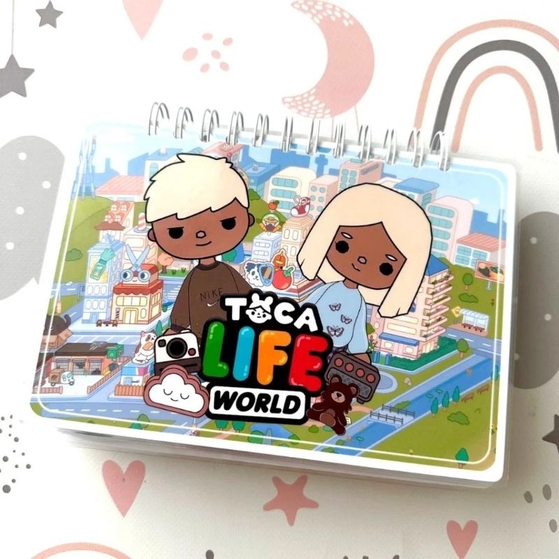 Paper Doll Toca Boca Life World Doll House/Busy Book/Velcro Game/Mainan ...