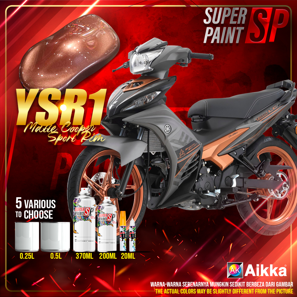 YAMAHA LC135 V7 Matte Copper Sport Rim | Special Edition | 2K Paint ...