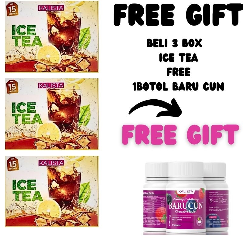 Burn ice tea kalista 💯💯 1HARI HILANG 1KG | Shopee Malaysia