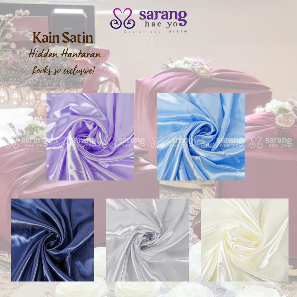 Kain Satin Balut Hidden Hantaran Dulang Kahwin Nikah Tunang Hidden ...