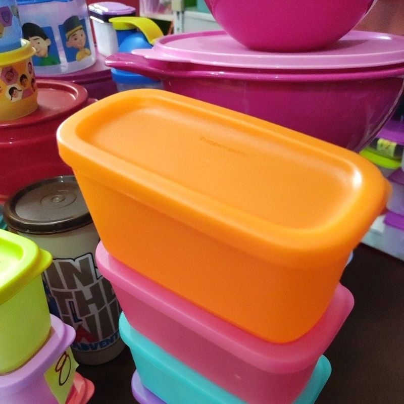 🔥CUBIX HALF SQUARE ROUND 250ML🔥💯 ORIGINAL TUPPERWARE BRANDS READY STOCK ...