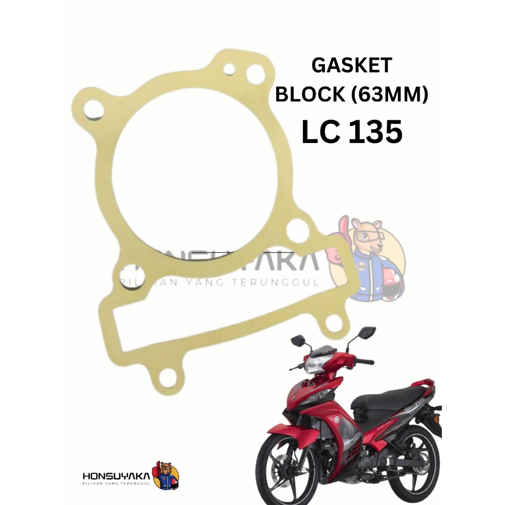 GASKET BLOCK (63MM) FOR LC 135 (1 PCS) | Shopee Malaysia