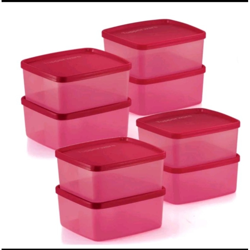 Tupperware square round 400ml 2pcs/4pcs/8pcs | Shopee Malaysia