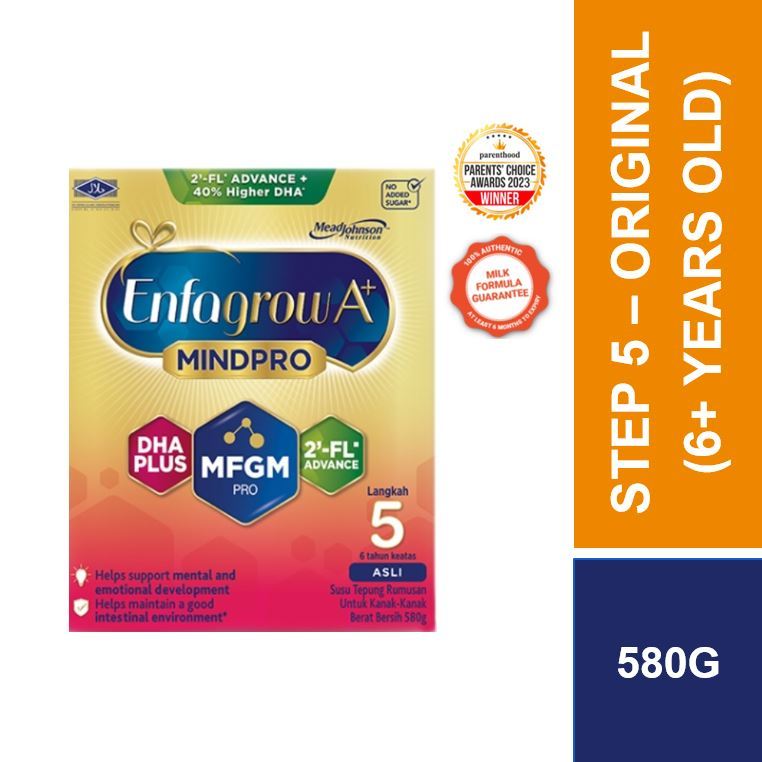 Enfagrow A+ Step 5 - Original Susu Milk Formula Powder (580g) | Shopee ...