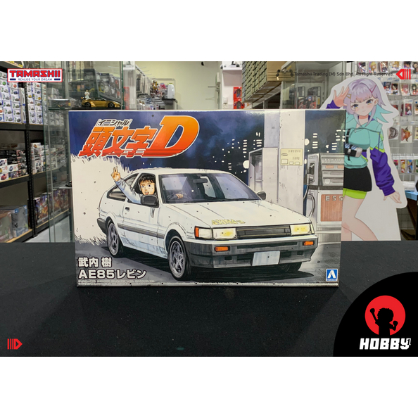 Aoshima Initial D Itsuki Takeuchi AE85 Levin (Scale 1/24) | Shopee Malaysia