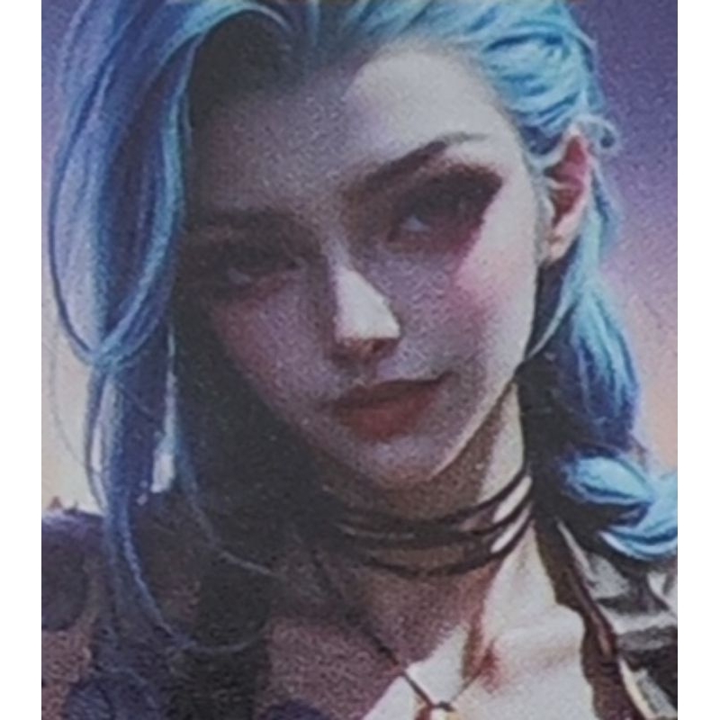 Card League of Legends Jinx anime Waifu TCG Trading card games ...