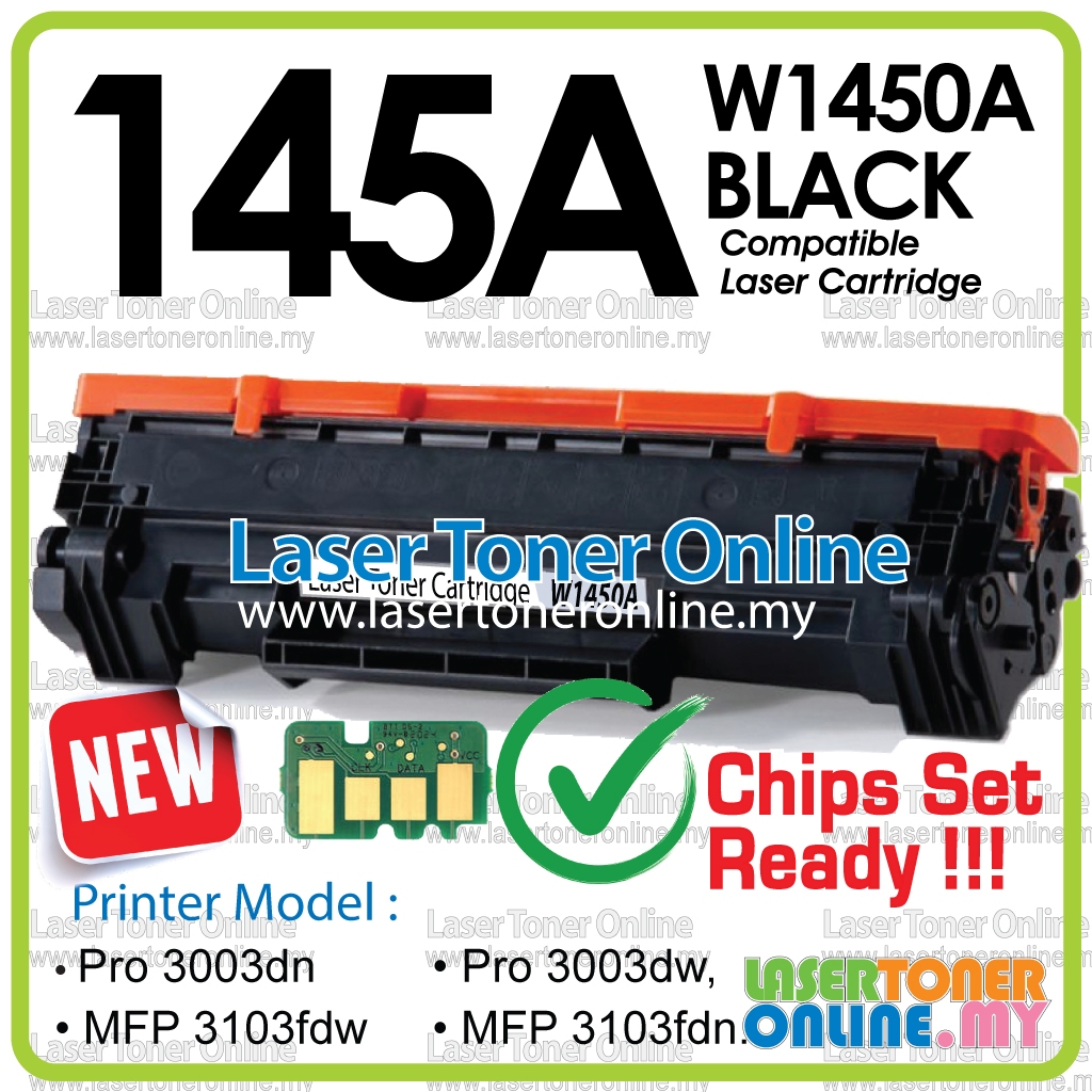 Premium Laser Toner Compatible to HP 145A W1450A W1450X 145X for Pro ...