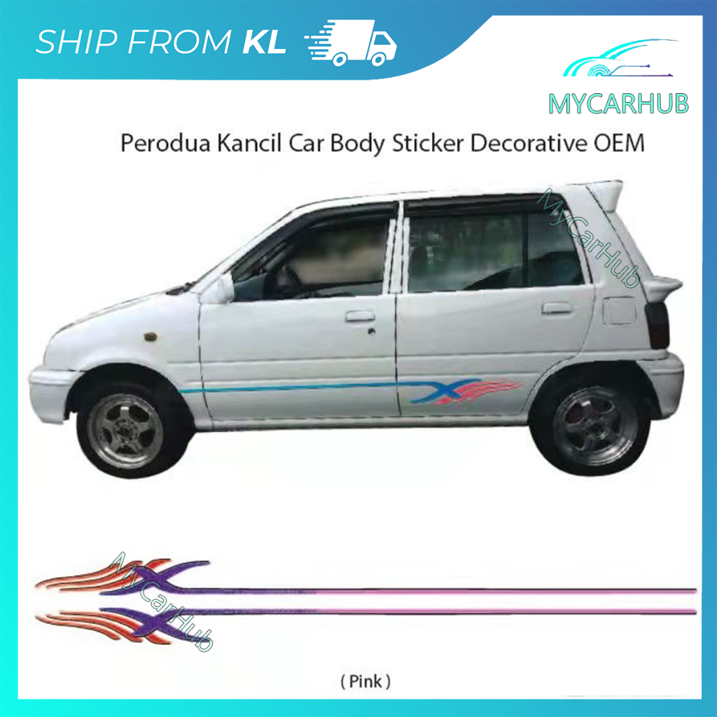 Perodua Kancil Body Sticker - Avanzato / Kancil / Mira ( 1 Set 2 Pcs ...