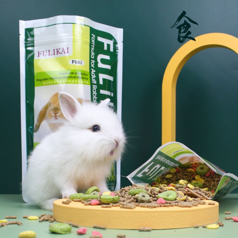 FULIKAI Rabbit Food 500g 1kg Pellet Vegetable Fruit Bunny Food Makanan ...