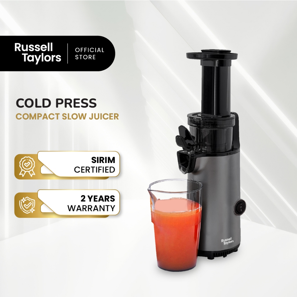 Russell Taylors Masticating Cold Press Compact Slow Juicer Pemerah Jus ...