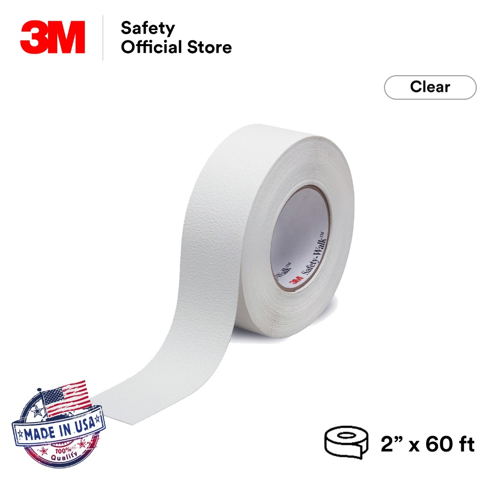 3M™ 220 Safety-Walk Anti Slip Clear Floor Tape/ Slip Resistant Fine Resilient Tapes and Treads ...