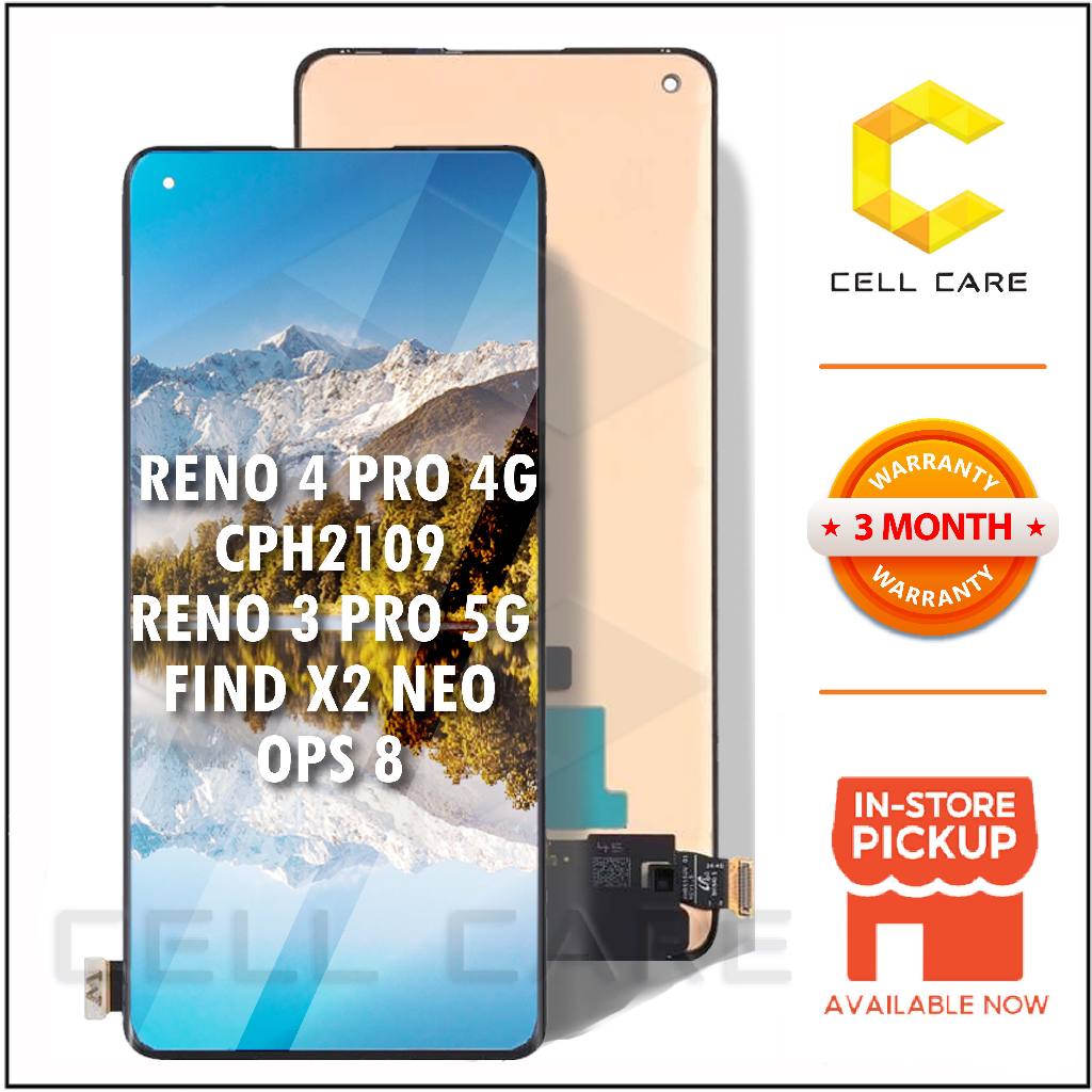 SUPER AMOLED LCD Display Touch Screen Compatible For RENO 3 4 PRO 4G 5G ...