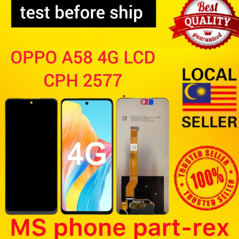OPPO A58 4G LCD CPH 2577 Oppo a58 4g lcd oppo a58 4g | Shopee Malaysia