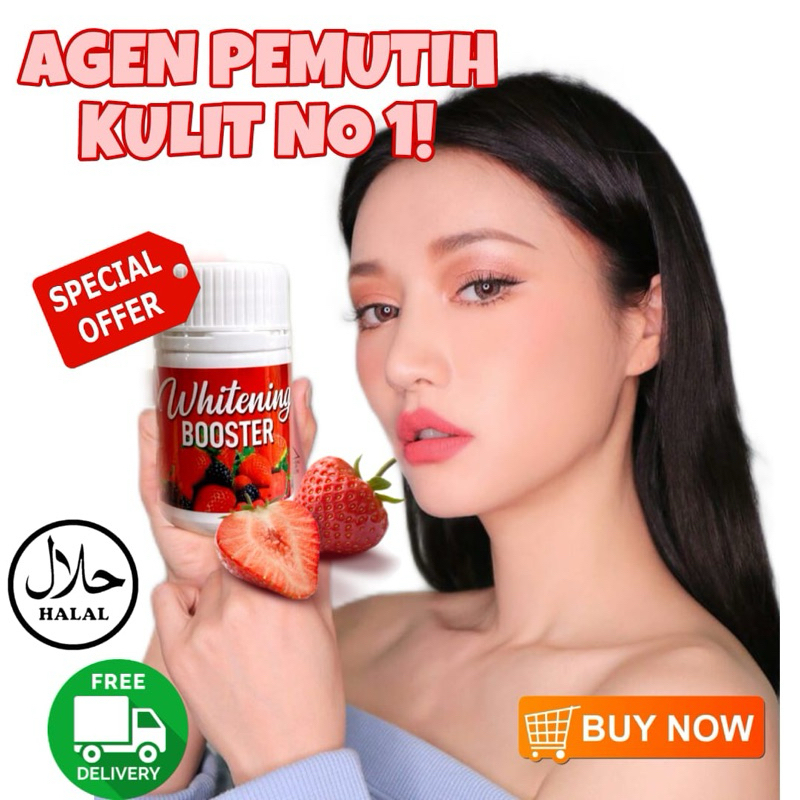 Pencerah Muka, Pemutih Kulit, PIL PUTIH VIT C, GLUTA WWHITENING BOOSTER ...
