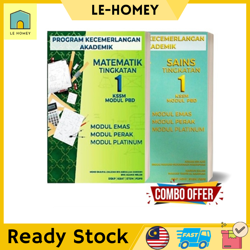 Kombo Modul Matematik & Sains Tingkatan 1 KSSM Latihan Setiap Topik ...