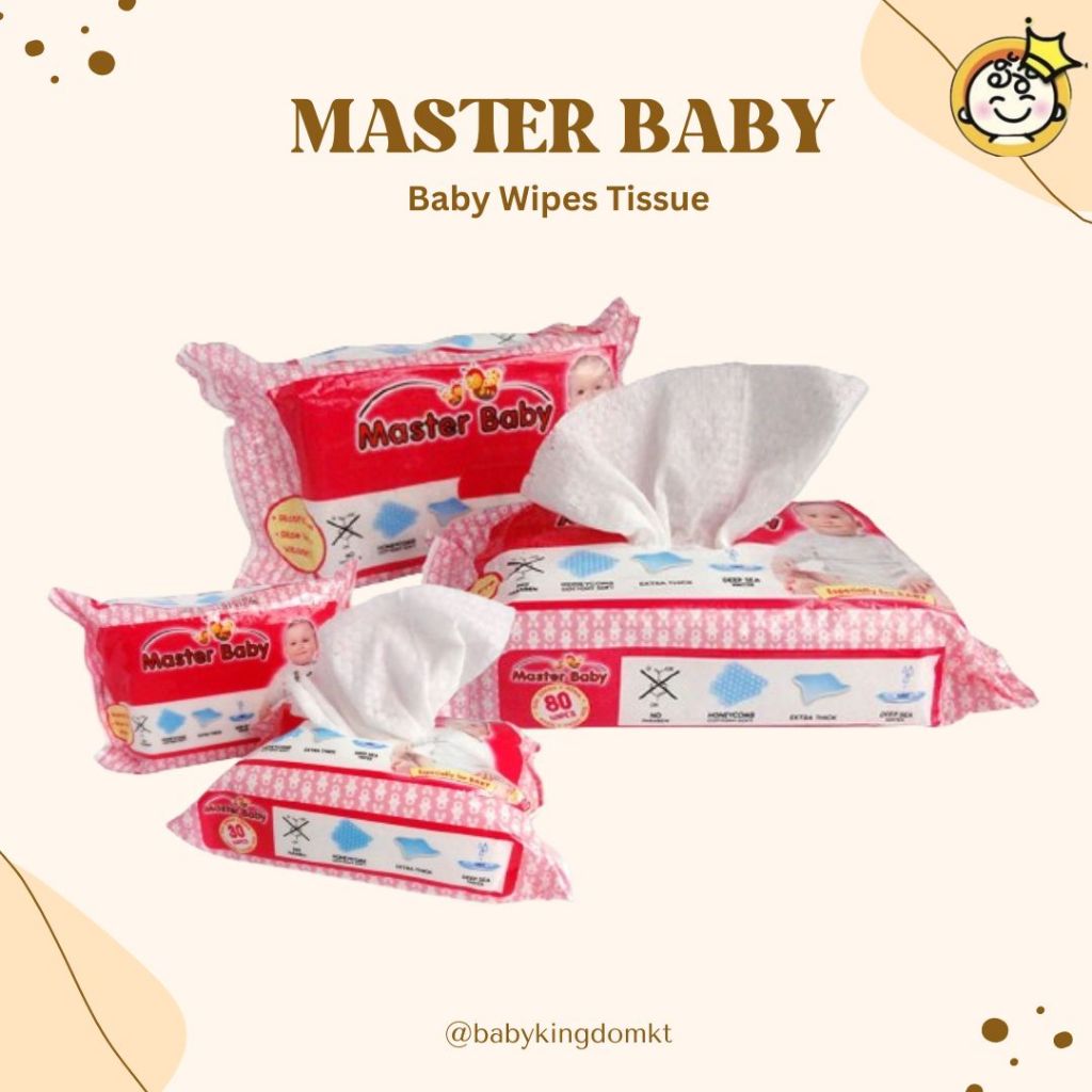 MASTER BABY WIPES TISSUE 30's X2 & 80's X2 | Shopee Malaysia
