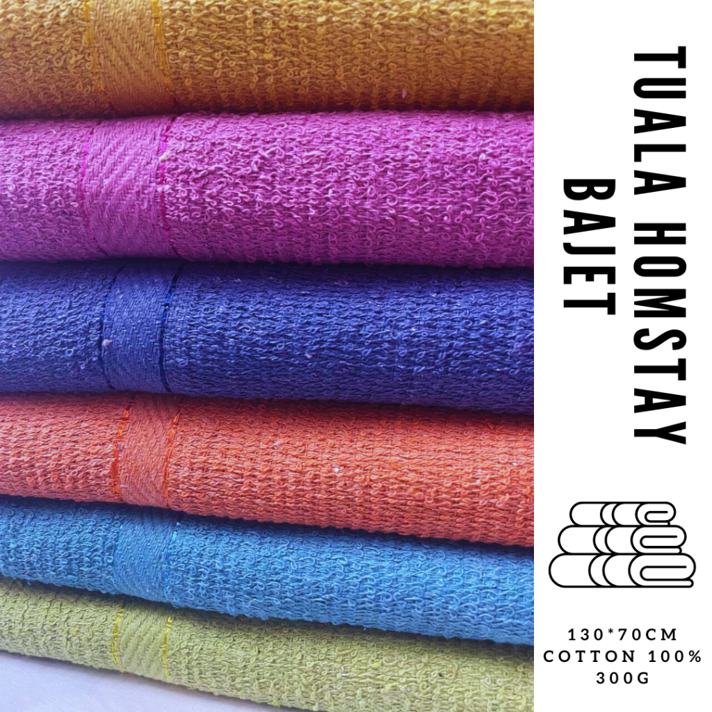 Tuala Homestay Bajet Dewasa Murah & Ringan 130*70cm (300g) | Shopee ...