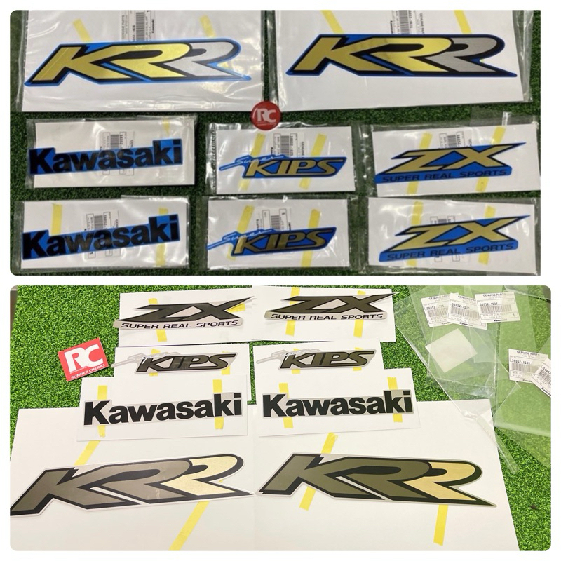 STIKER SILVER ZX DAN BIRU ZX 150 RR150 ORIGINAL KAWASAKI | Shopee Malaysia